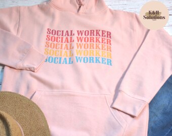 Social Work Hoodie - Etsy