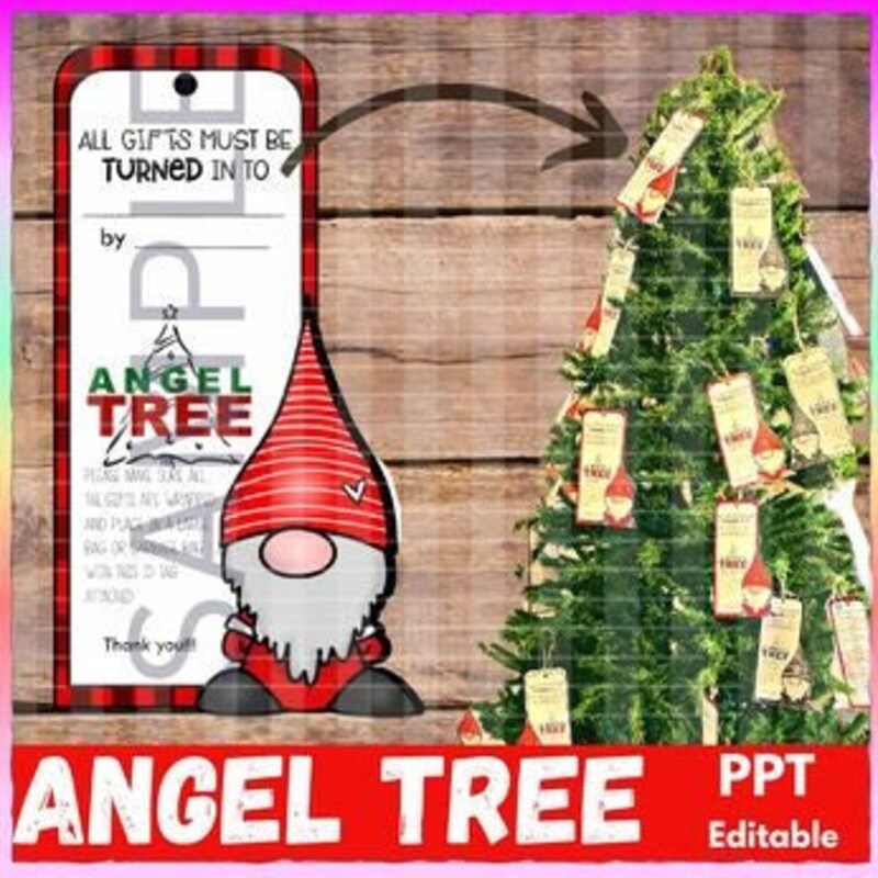 Angel Tree Tags - Etsy