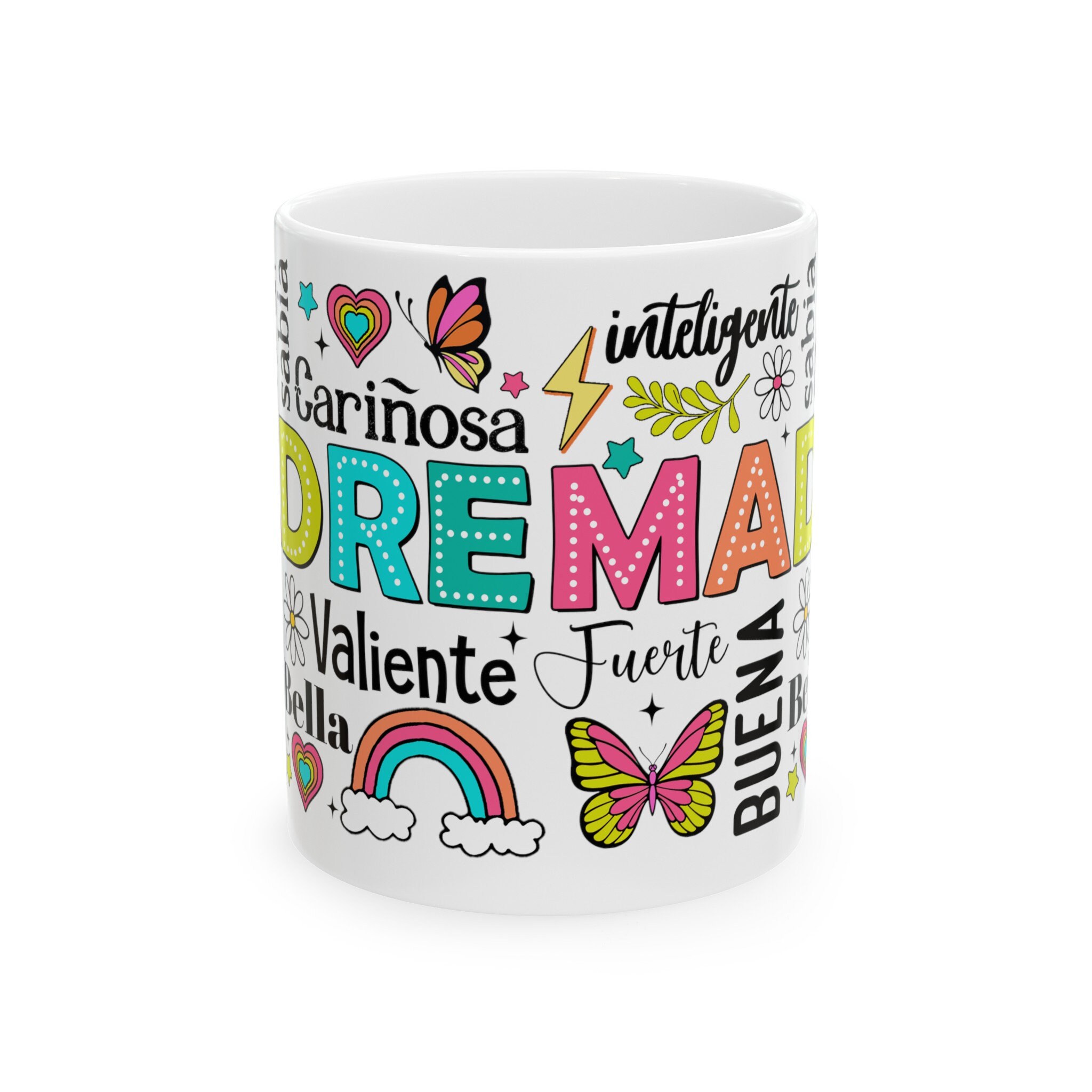 Madre Mug, Spanish Mug for Moms11oz, the Best Mom Ever, Mothers's Day ...
