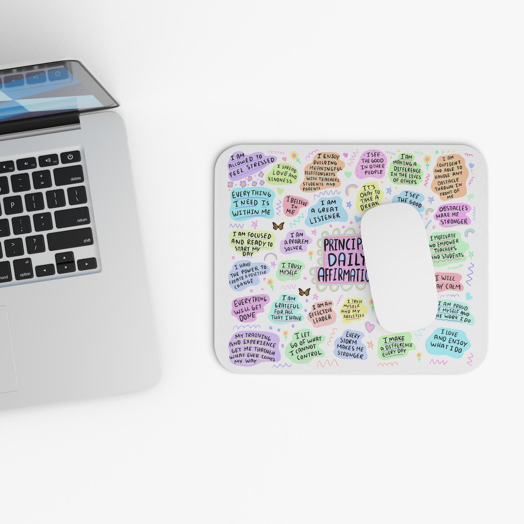 Principal's Daily Affirmations, Principal's Inspirational Mouse Pad ...