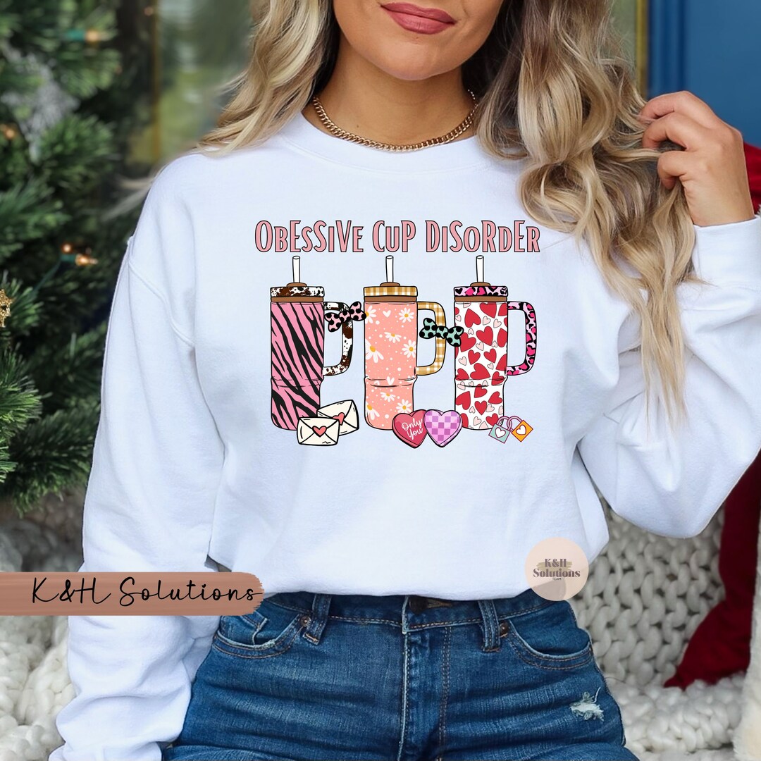 Obsessive Cup Disorder, OCD Funny Tee, Tumbler Shirt 40oz, Tumbler ...