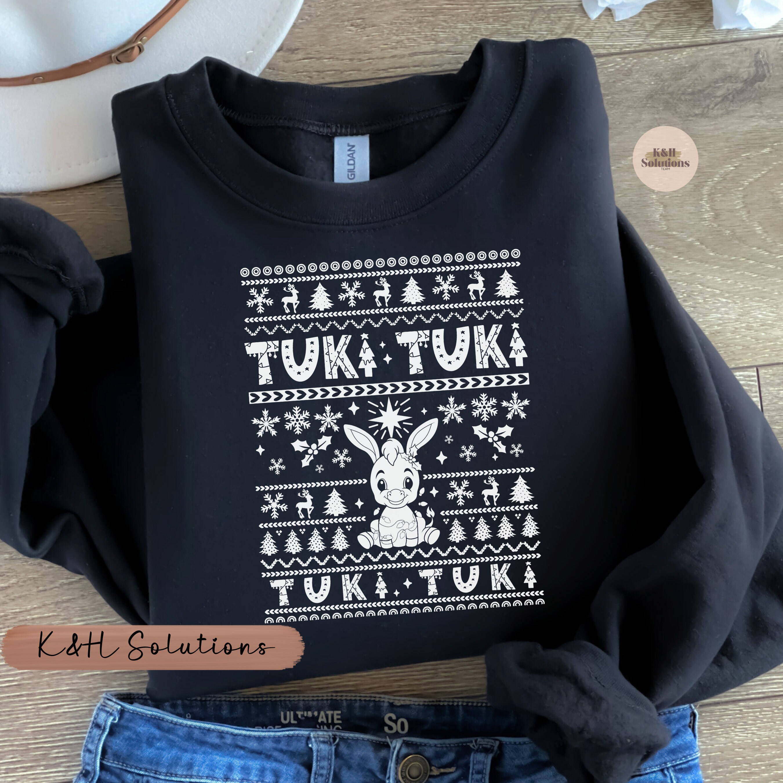 Christmas Spanish Ugly Sweater, Tuki Tuki Sweatshirt, Mi Burrito ...