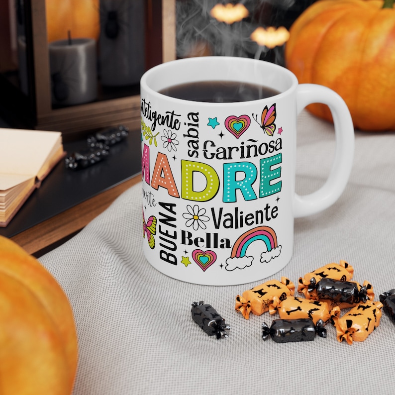 Madre Mug, Spanish Mug for Moms11oz, the Best Mom Ever, Mothers's Day ...
