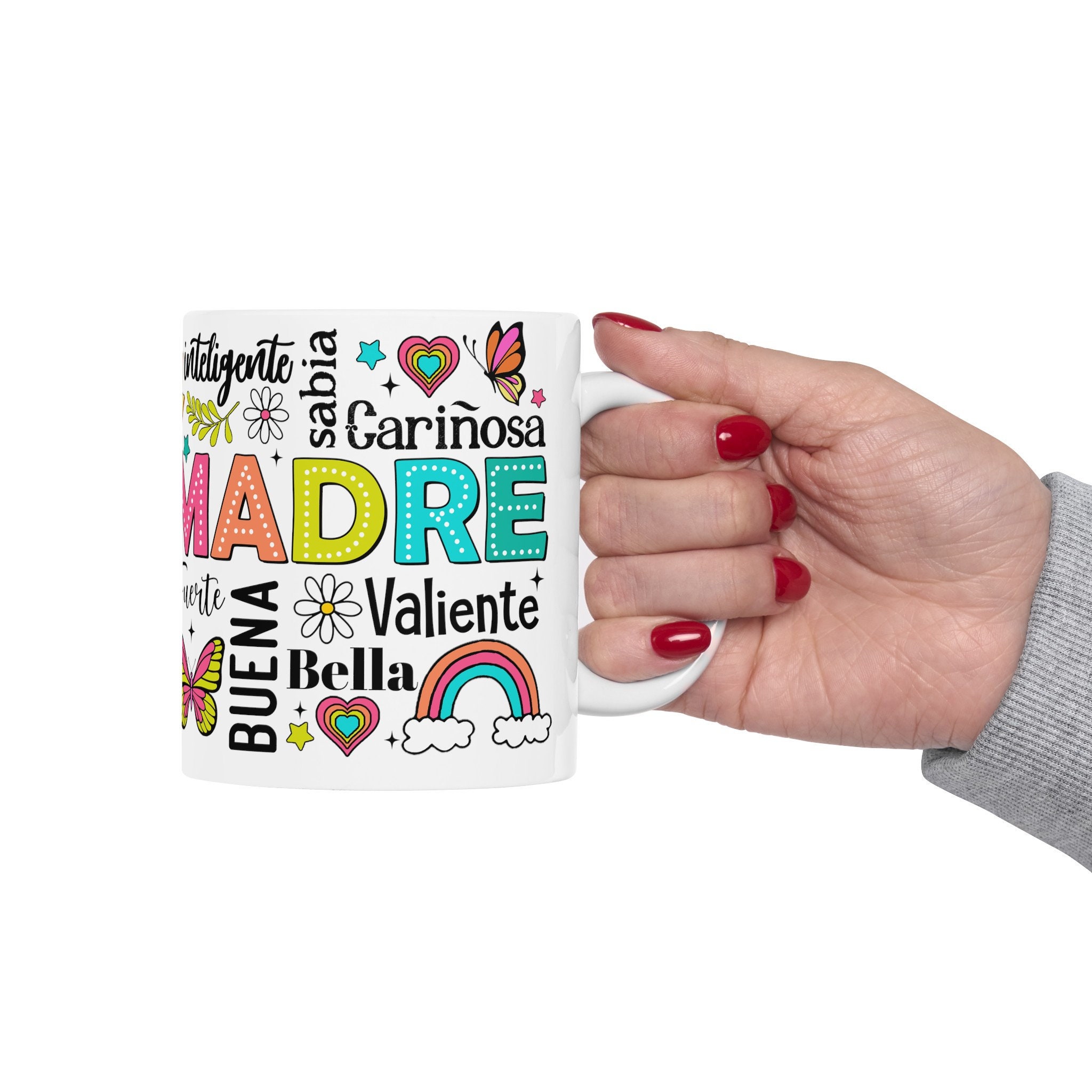Madre Mug, Spanish Mug for Moms11oz, the Best Mom Ever, Mothers's Day ...