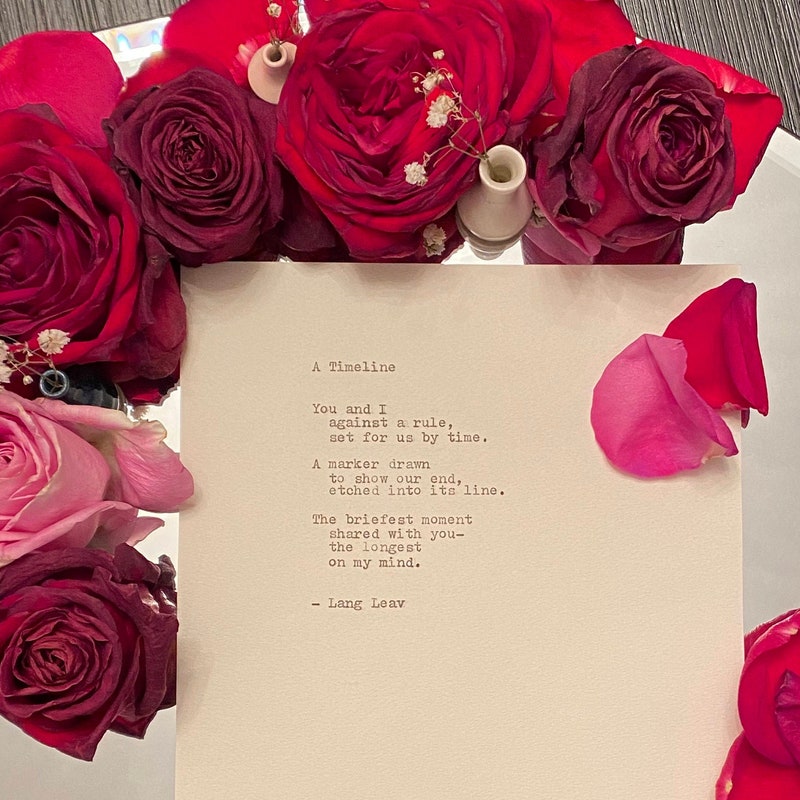 Hand Typed - Etsy