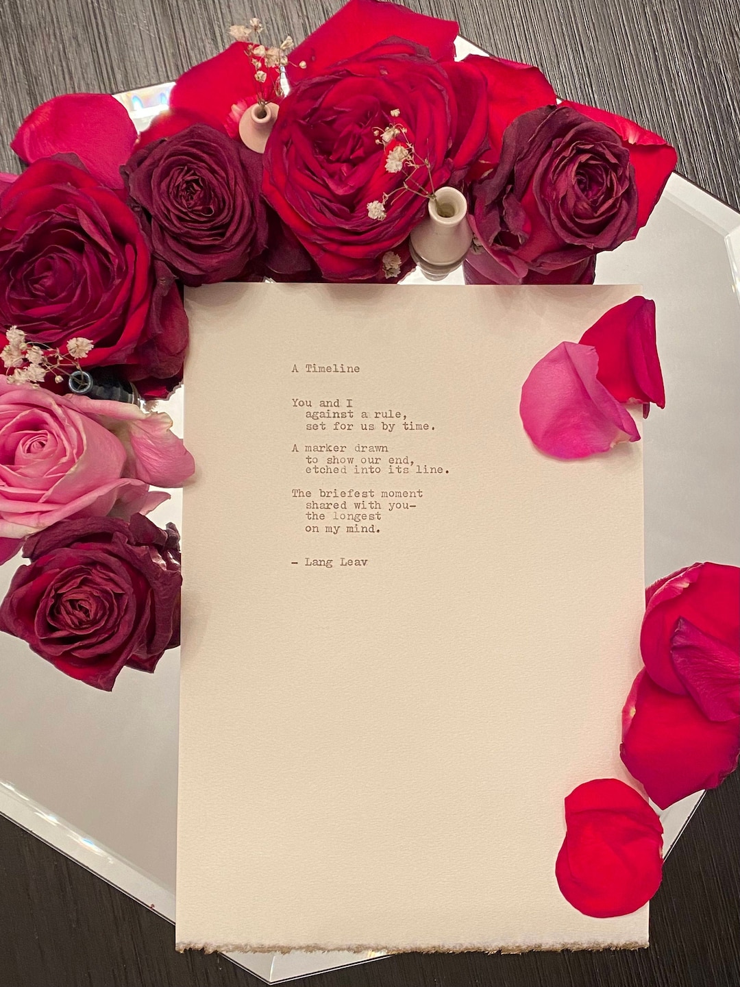 Custom Hand Typed Letter From Vintage Typewriter - Etsy