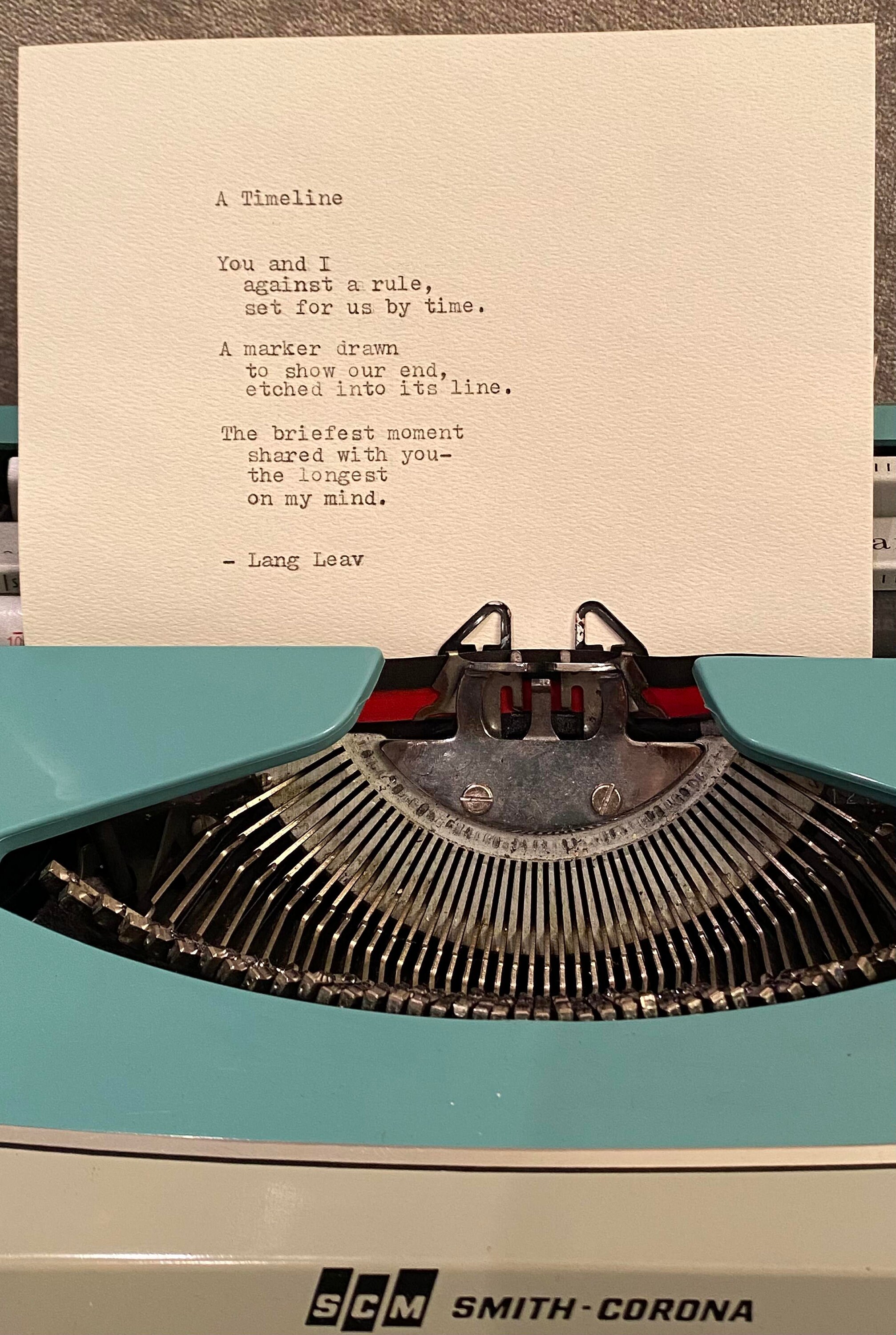 Custom Hand Typed Letter From Vintage Typewriter - Etsy
