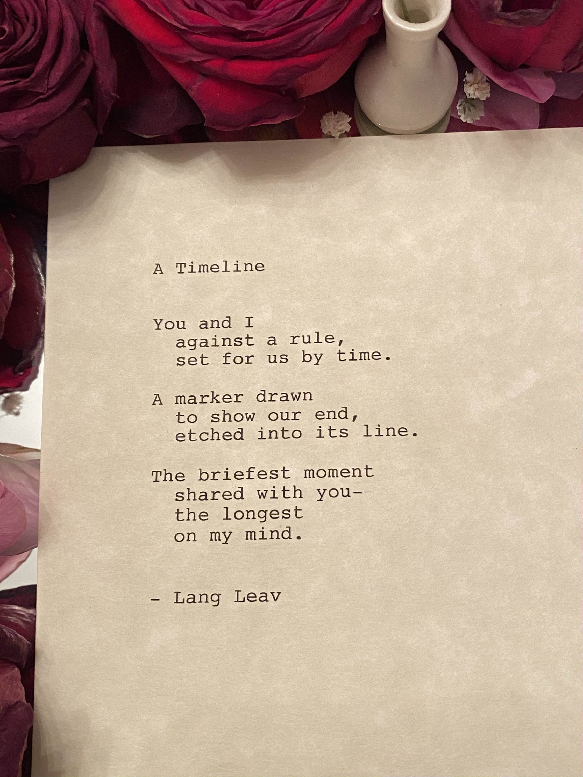 Custom Hand Typed Letter From Vintage Typewriter - Etsy