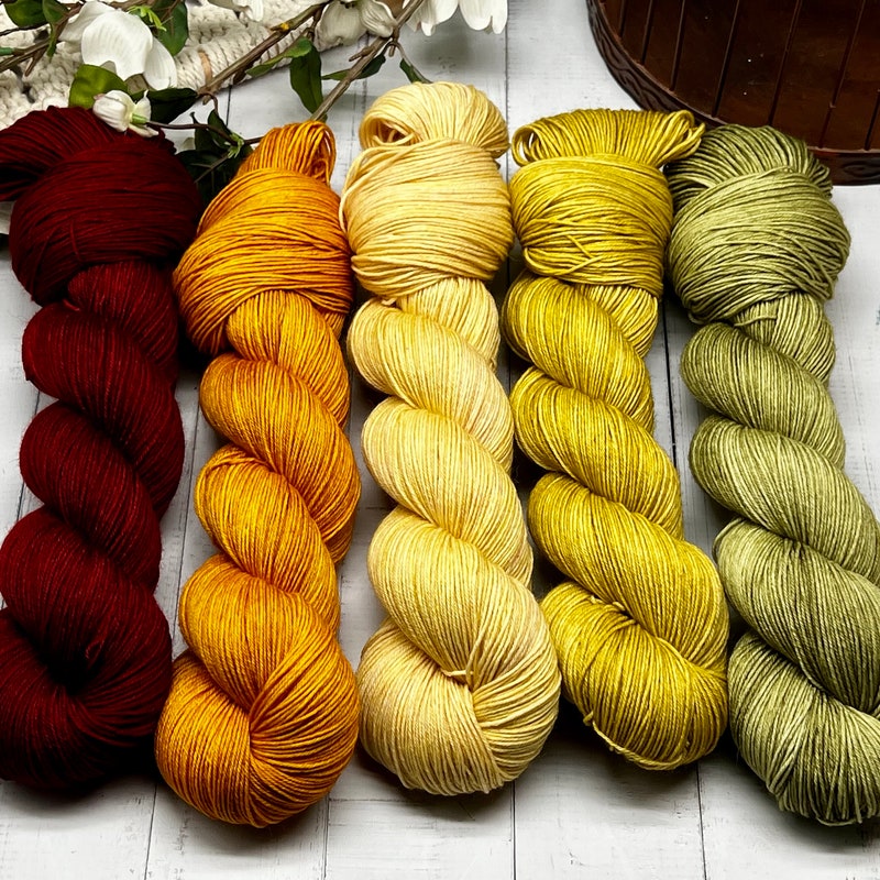 Hand Painted Yarn - Etsy