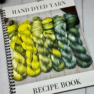 Hand Dyed Yarn Recipe Book - Record Your Hand Dyed Yarn Recipes ...