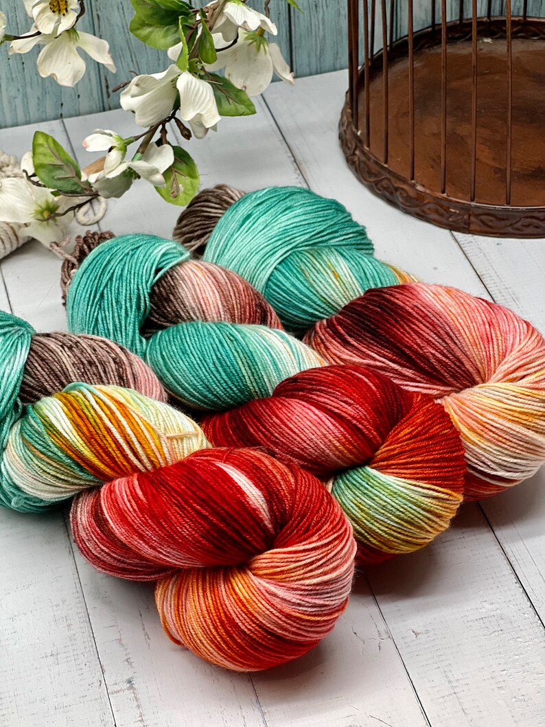 Tuscany - Superwash Merino Nylon Fingering, DK, Worsted, Bulky, Hand ...