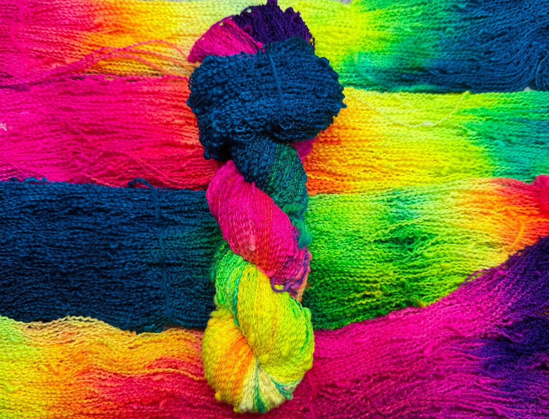 Polly Want a Cracker - Slub Sock, Hand Dyed Yarn, Merino/nylon Yarn ...