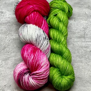 Dragonfruit - Superwash Merino Nylon Fingering, DK, Worsted, Bulky ...