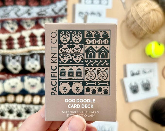 Doodle Deck (dog) - Knitting Pattern, Colorwork Knitting Charts ...