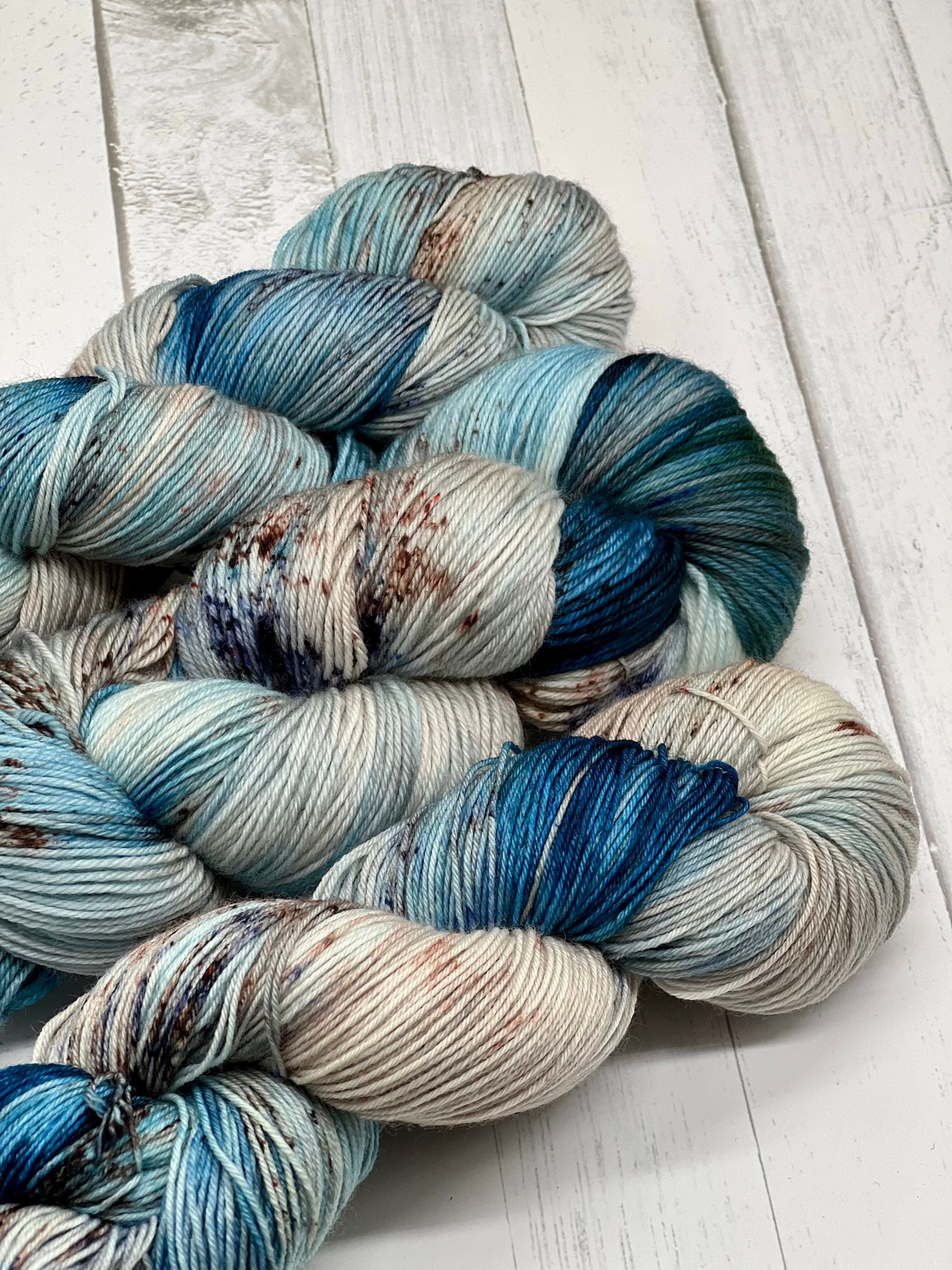 Cape Town Blue/green Yarn Ocean Colors Hand Dyed 75/25 - Etsy