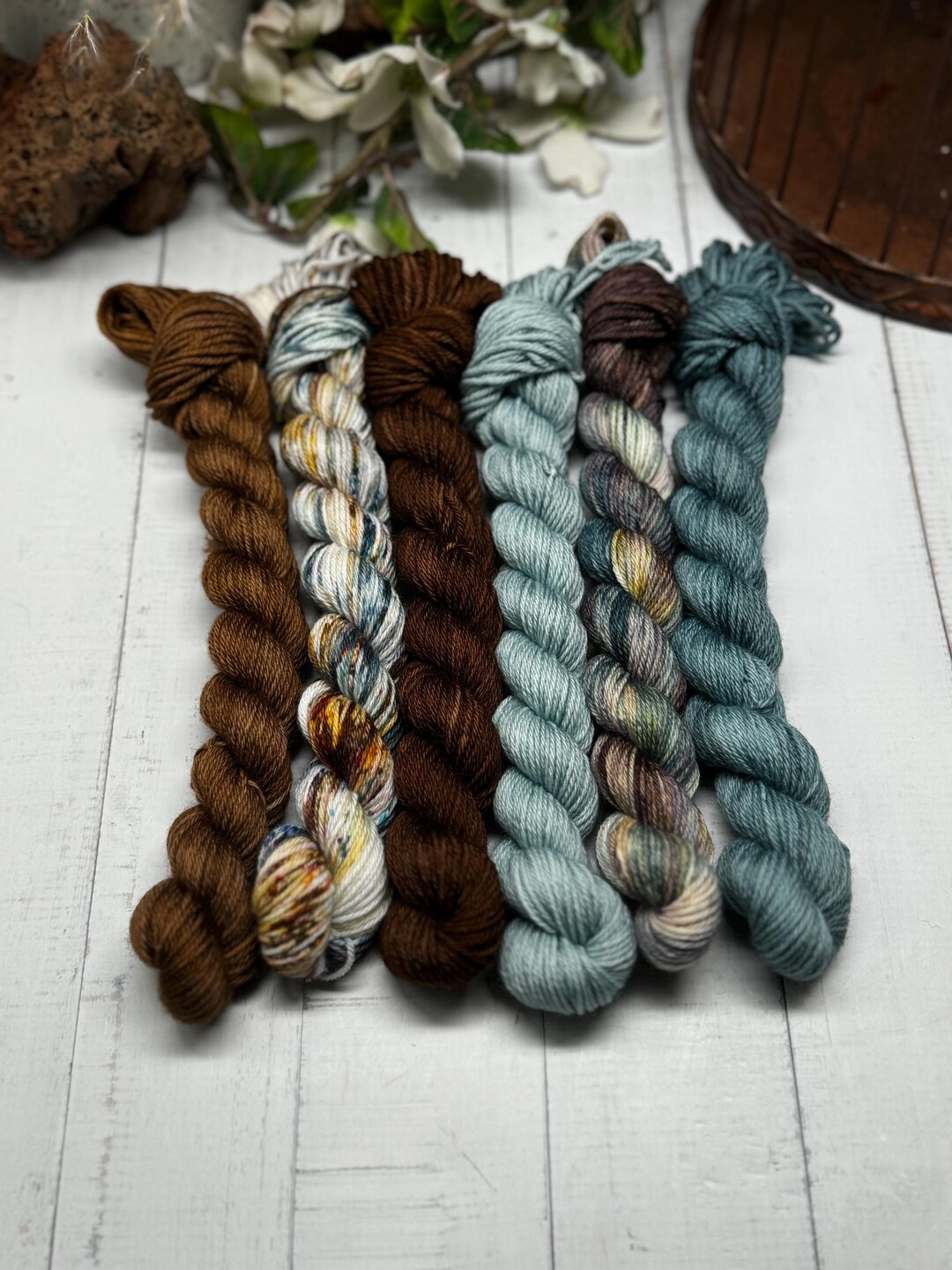 Outlander Set 1 - Mini Skein Sock Kit, Doodle Sock Yarn, Fingering, DK ...