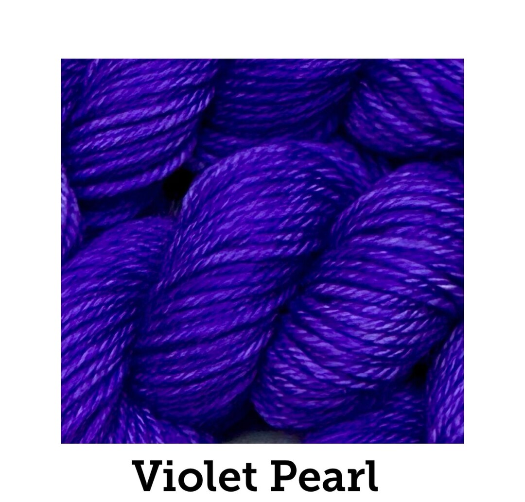 Violet Pearl - Solid, Semi Solid Yarn, Tonal, Indie Dyer, Hand Dyed ...