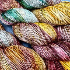 English Cottage MCS Merino/cashmere/silk, Autumn Yarn, Hand Dyed ...