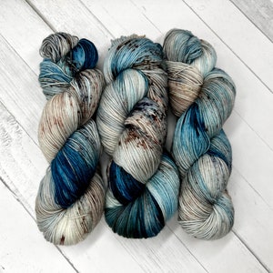 Cape Town Blue/green Yarn, Ocean Colors, Hand Dyed 75/25 Fingering or ...