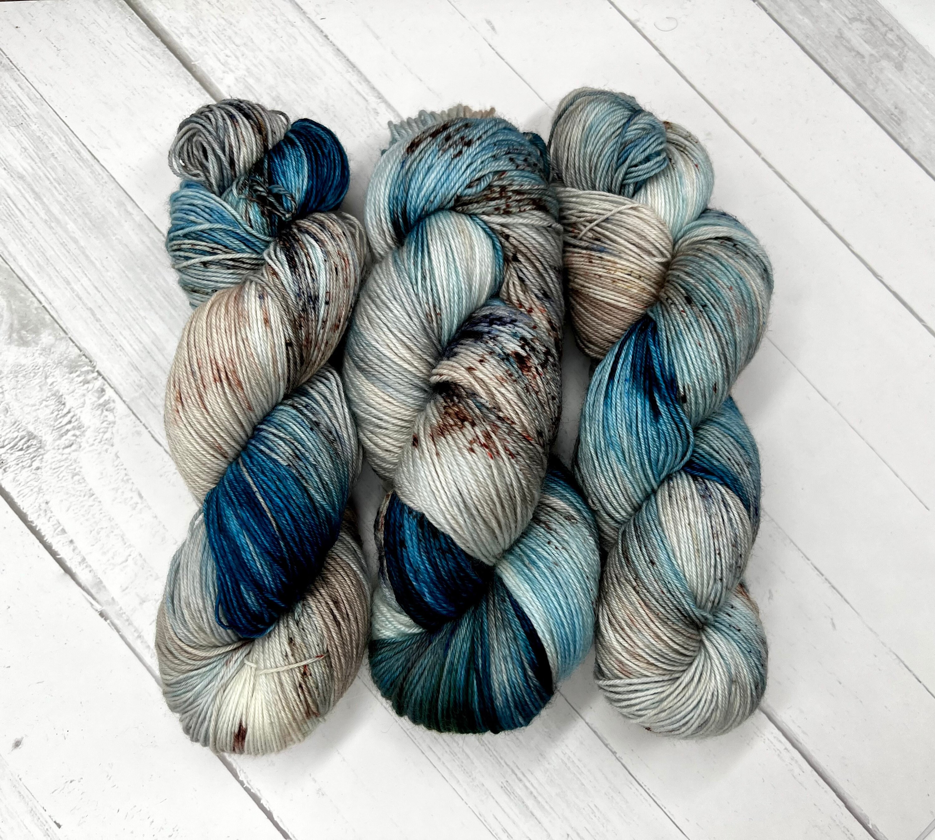 Cape Town Blue/green Yarn Ocean Colors Hand Dyed 75/25 - Etsy