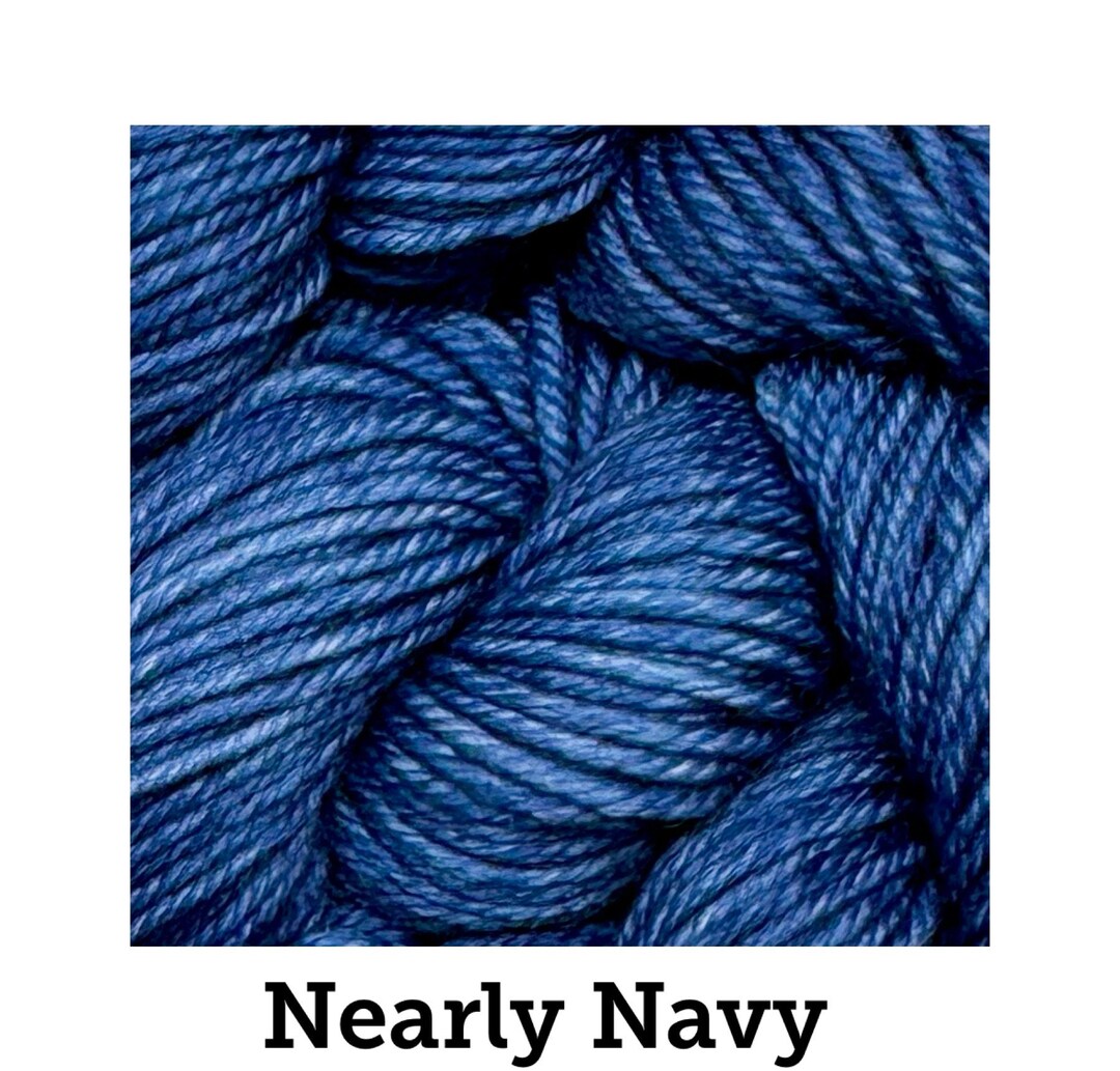 Nearly Navy - Solid, Semi Solid Yarn, Tonal, Indie Dyer, Hand Dyed ...