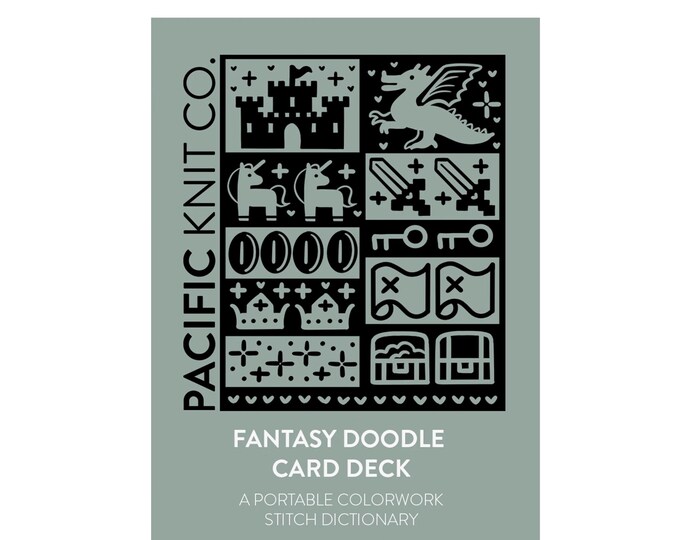 Doodle Deck (fantasy) - Knitting Pattern, Colorwork Knittint Chart ...