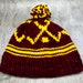 Beanie Hat Kit - Hockey Hat Pattern and Yarn, Adult Hat Pattern and ...