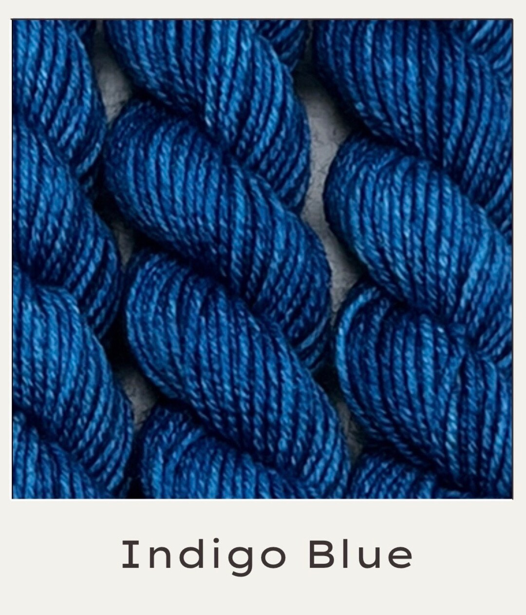 Indigo Blue - Solid, Semi Solid Yarn, Tonal, Indie Dyer, Hand Dyed ...