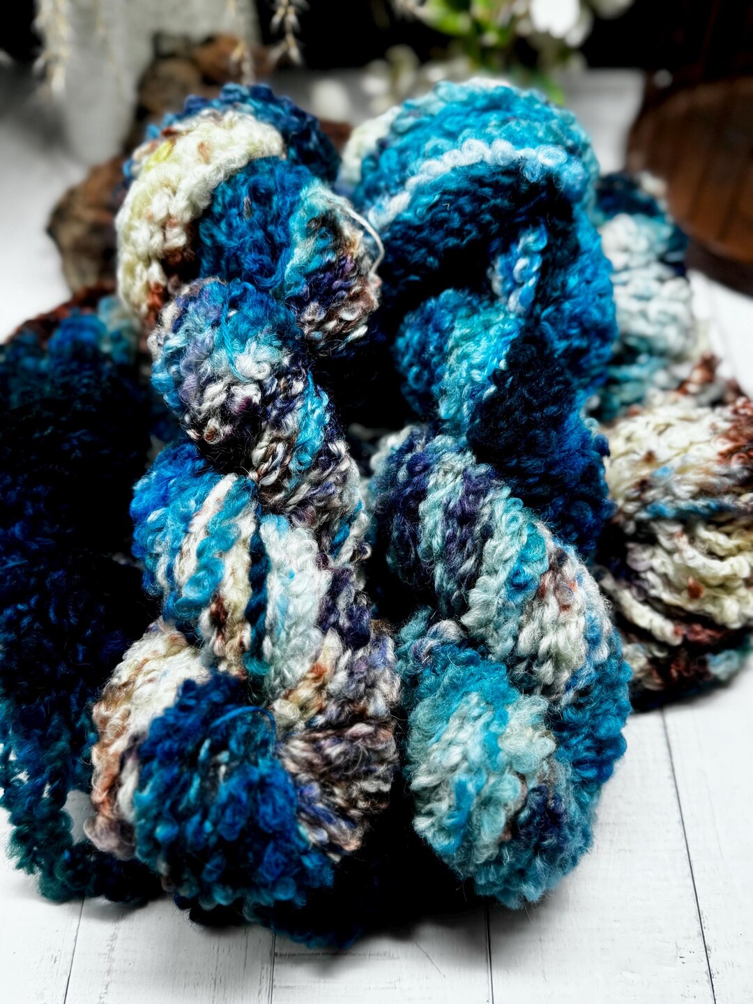 Cape Town - NONSUPERWASH Bulky Boucle Yarn, Beanie, Blanket Weight Yarn ...