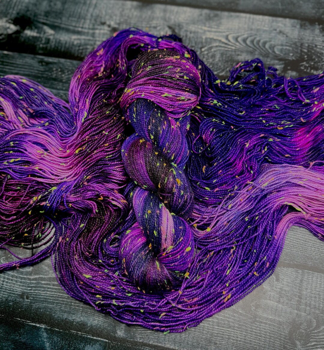 Whose Eating Sour Grapes? - Indie Dyer, Hand Dyed, Fingering, DK, Sock ...