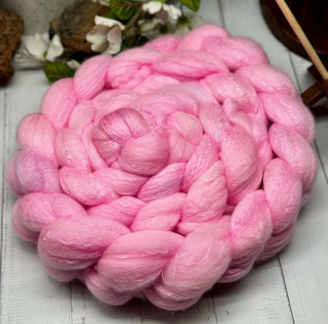 Cotton Candy Wool for Spinning and Felting, Hand Dyed Fiber by the OZ ...