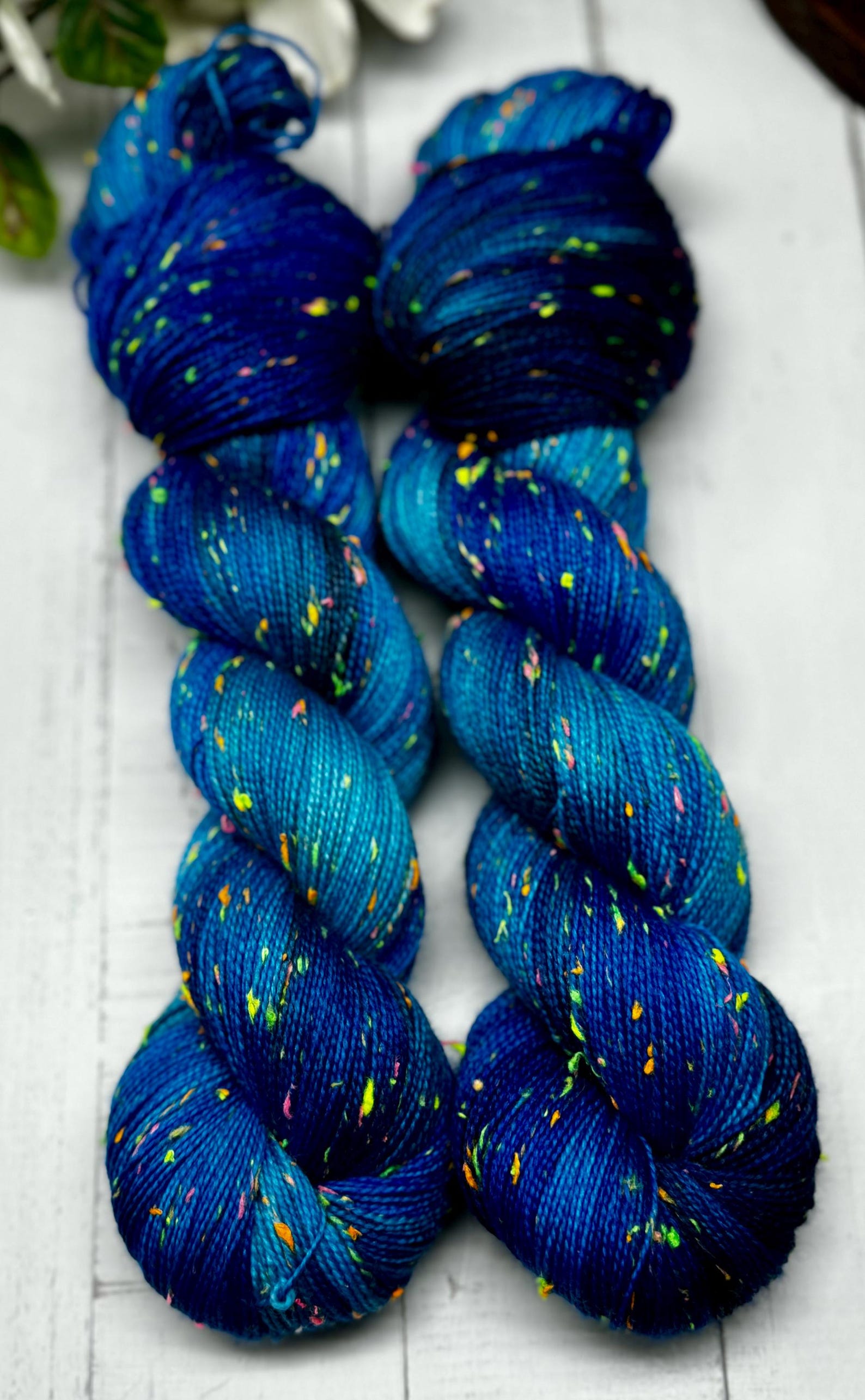 Starry Waters - Indie Dyer, Hand Dyed, Fingering Sock Yarn, Hand ...