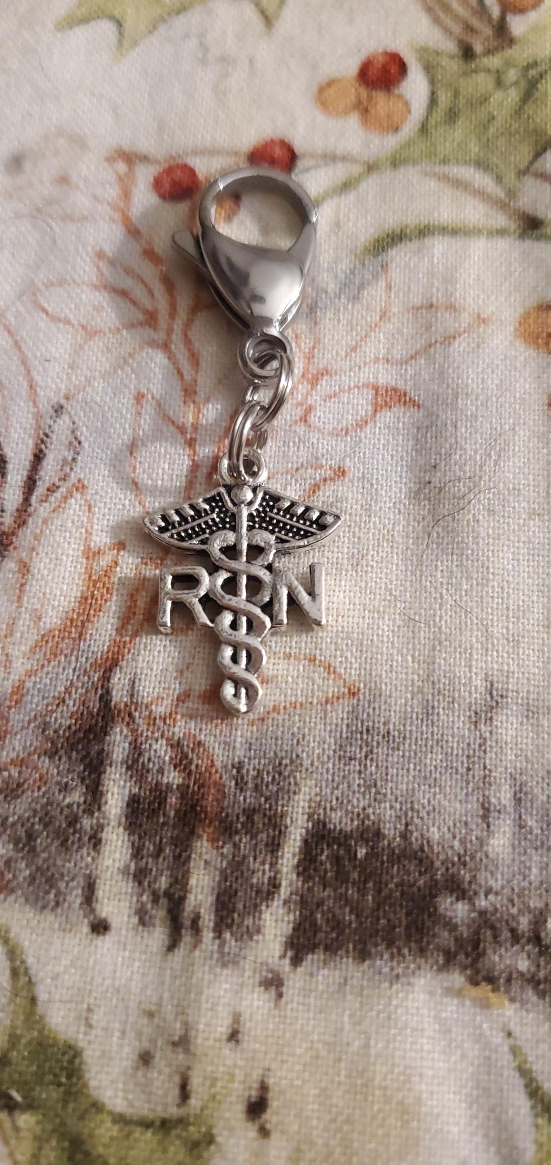 Nursing LPN RN PA Zipper Pull Name Tag Charm - Etsy