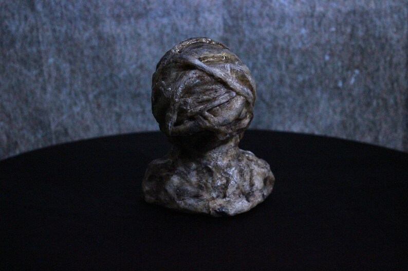 Mummy Bust - Horror Prop - Etsy