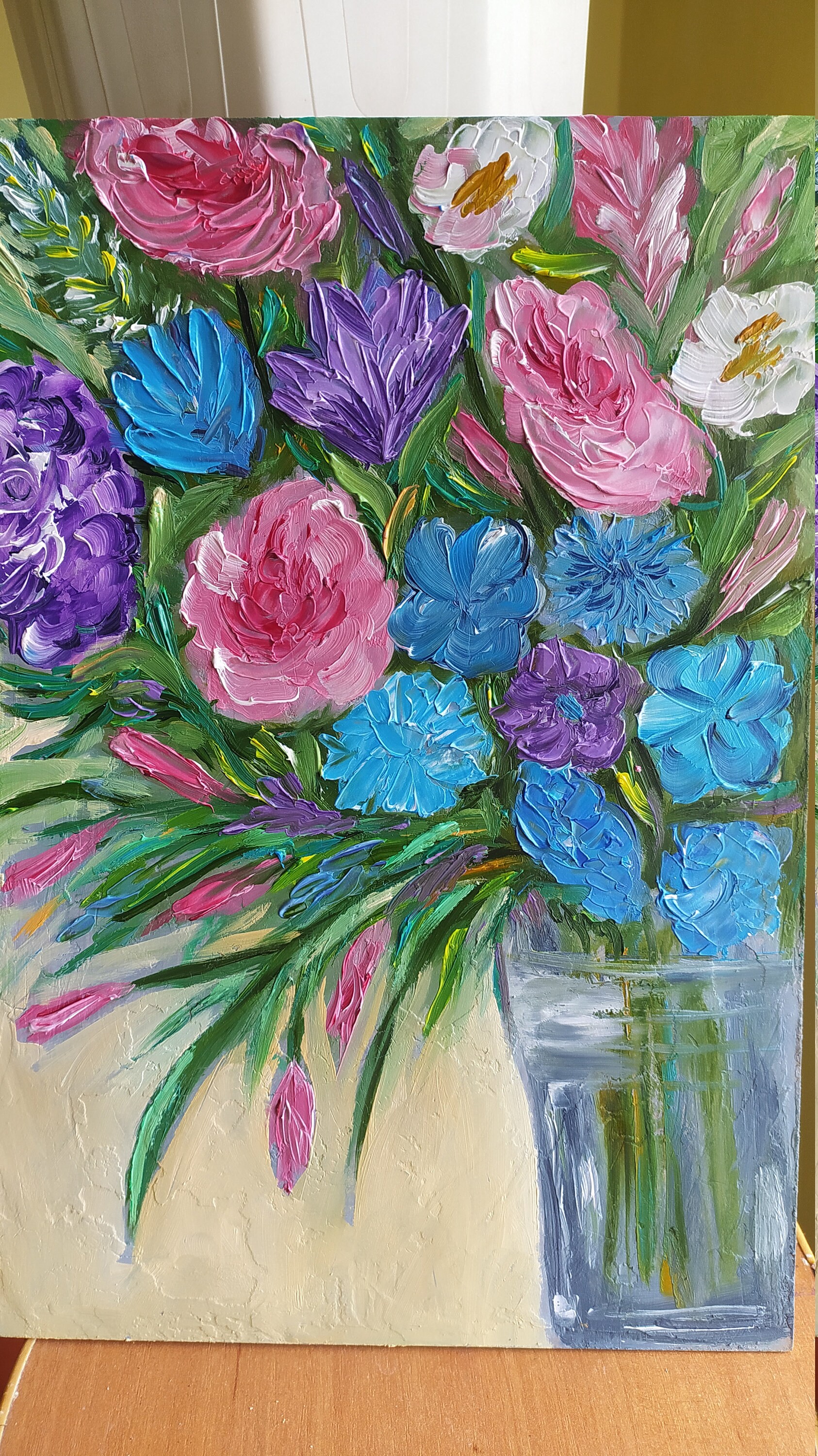 Easy Painting Of Flowers In Vase