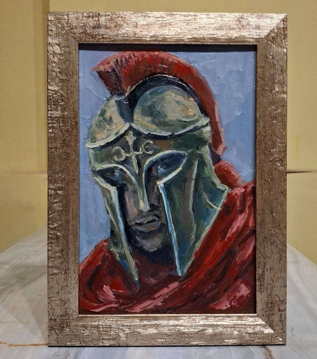 Spartan Painting Oil Painting Spartan Warrior Painting Original Panting ...