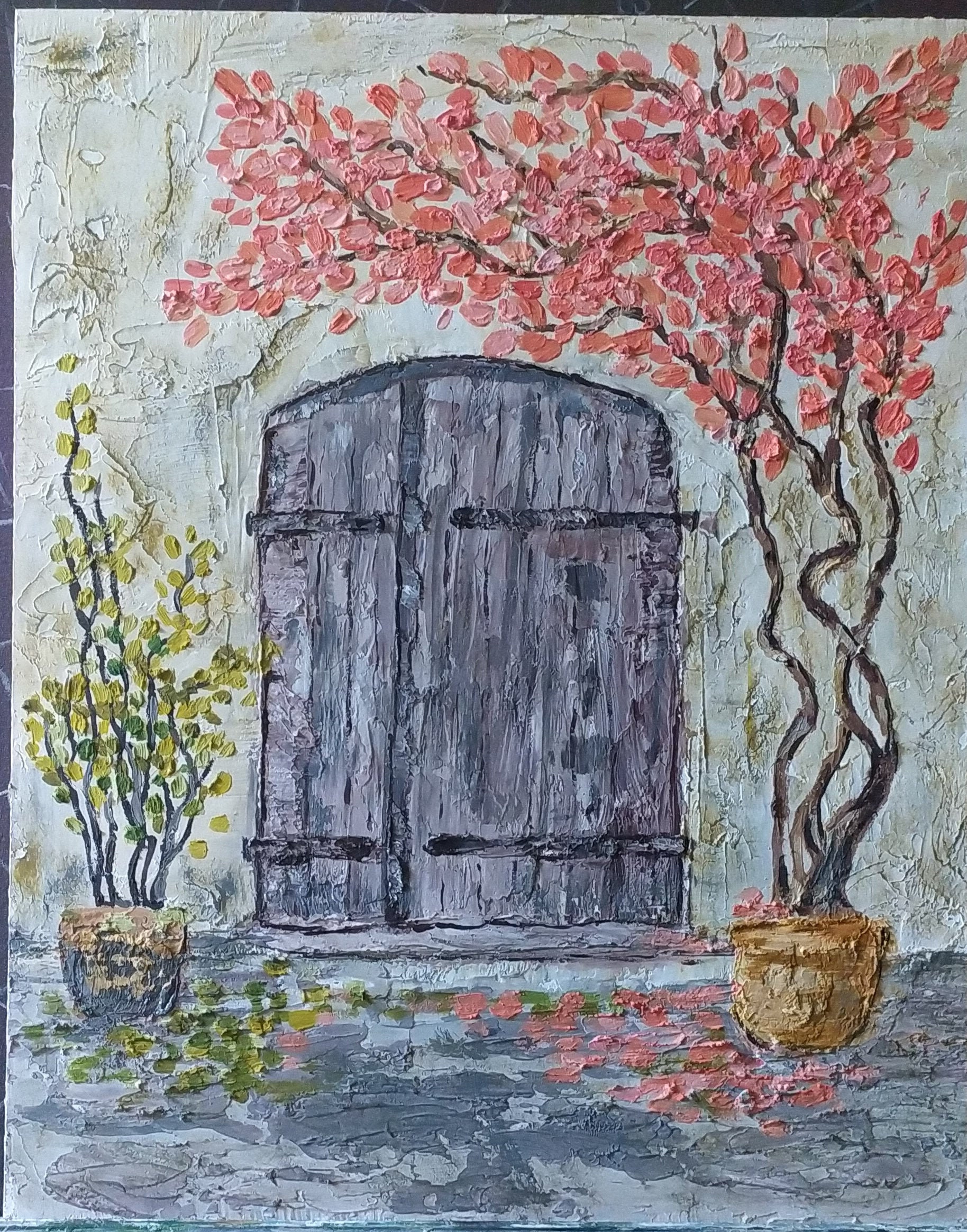 Original Textured Painting,a Magical Door With Many Secrets.the Picture ...