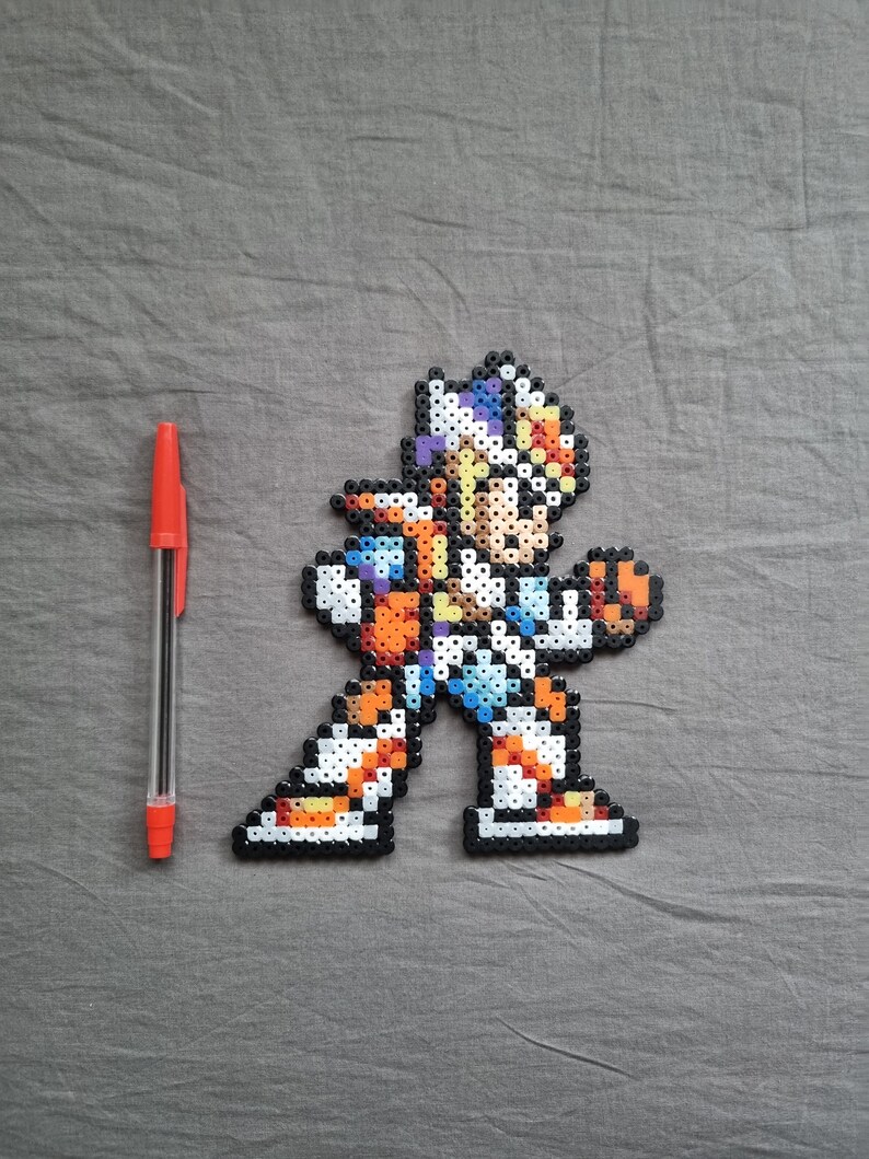 Mega Man X2 Armor Poses Made With Perler Beads - Etsy