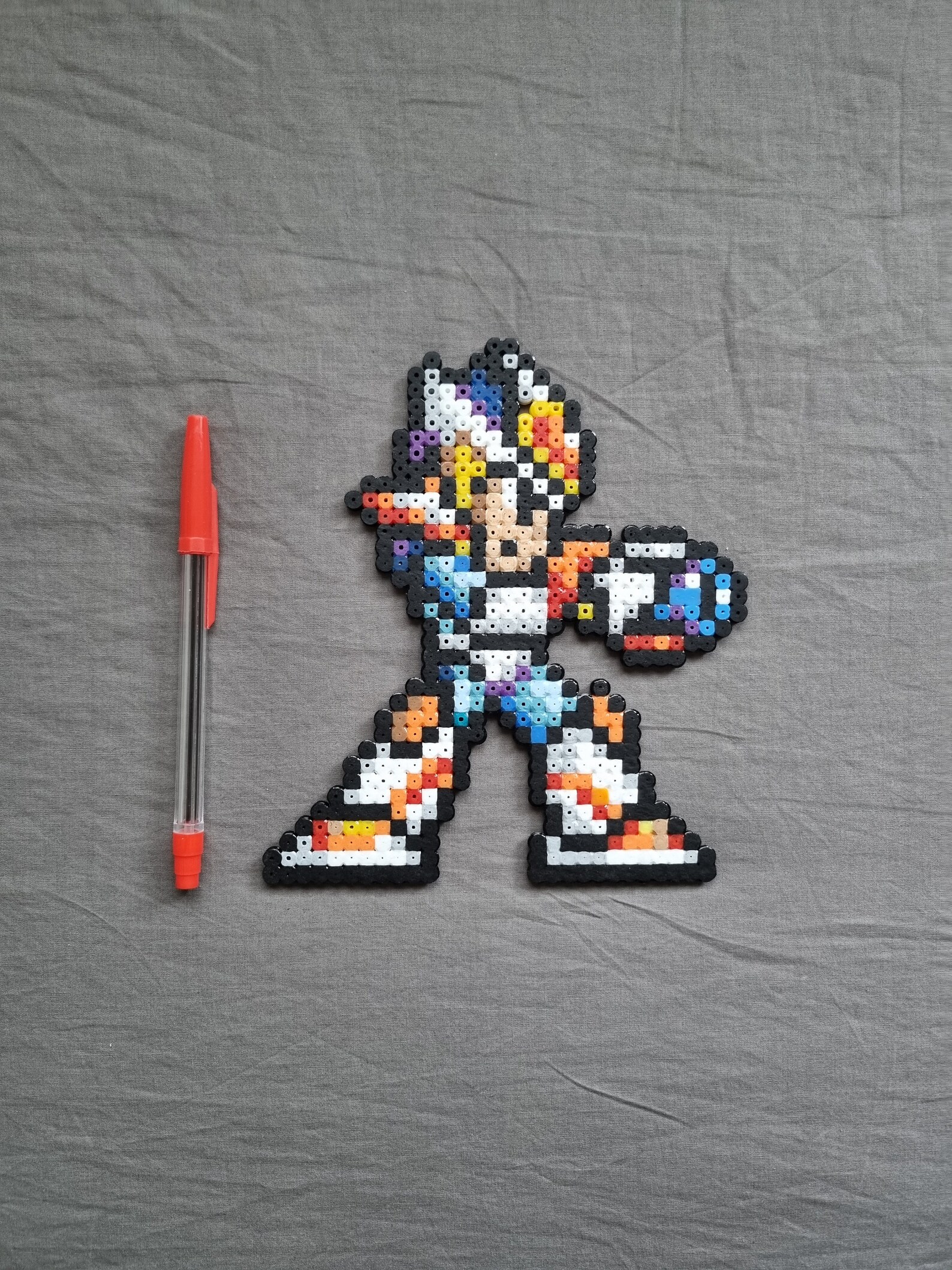 Mega Man X2 Armor Poses Made With Perler Beads - Etsy