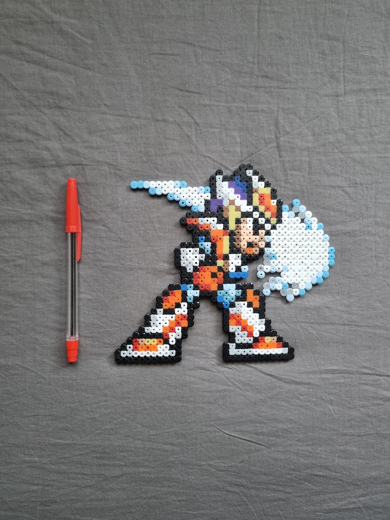 Mega Man X2 Armor Poses Made With Perler Beads - Etsy