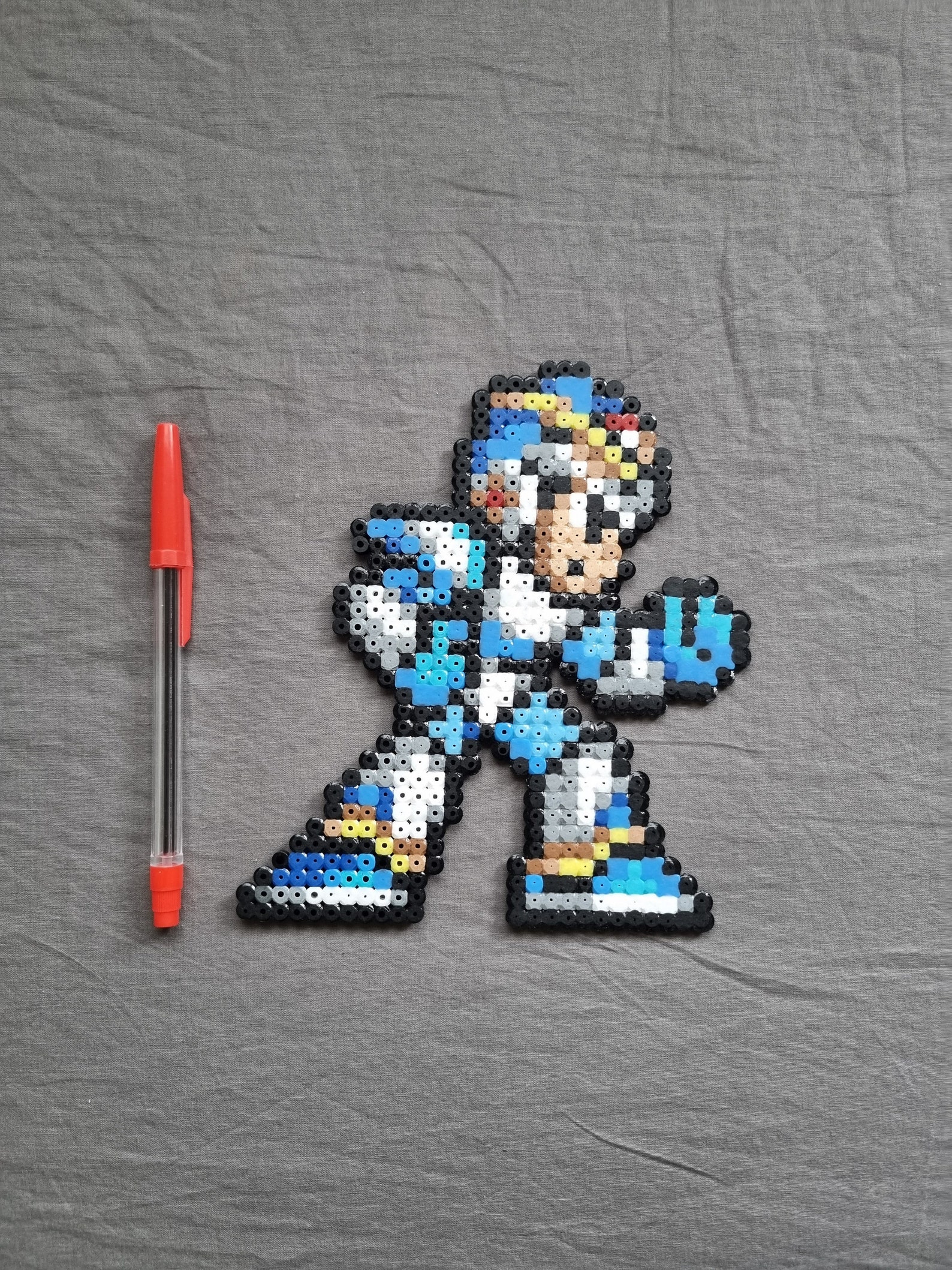 Mega Man X Armor Made With Perler Beads - Etsy