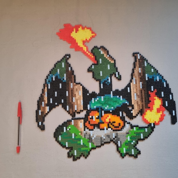 Perler Beads Charizard - Etsy