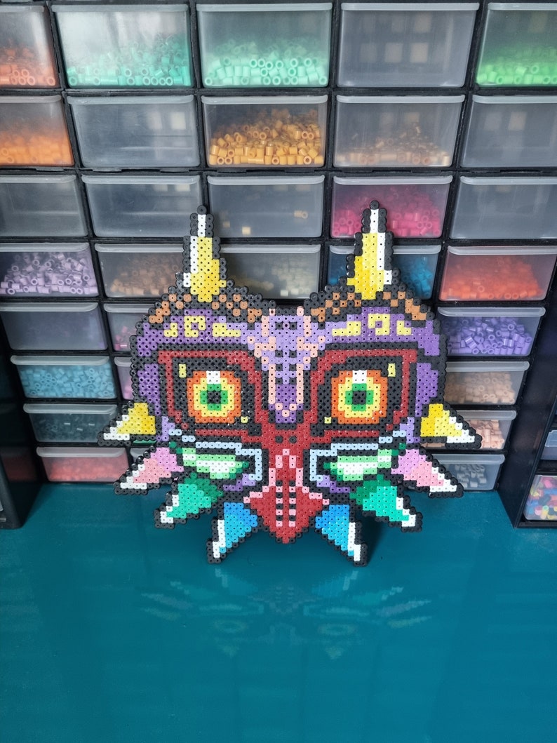 Majoras Mask Perler Beads - Etsy