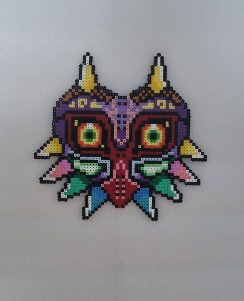 Majoras Mask Perler Beads - Etsy