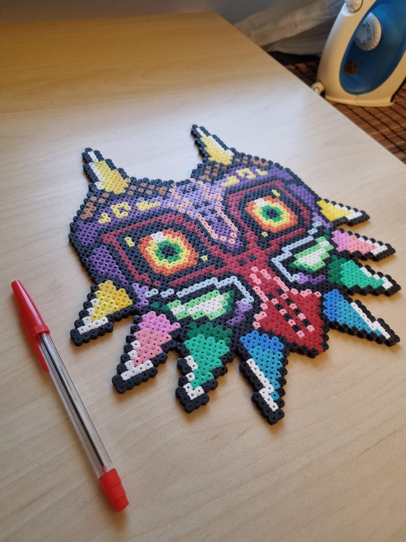 Majoras Mask Perler Beads - Etsy