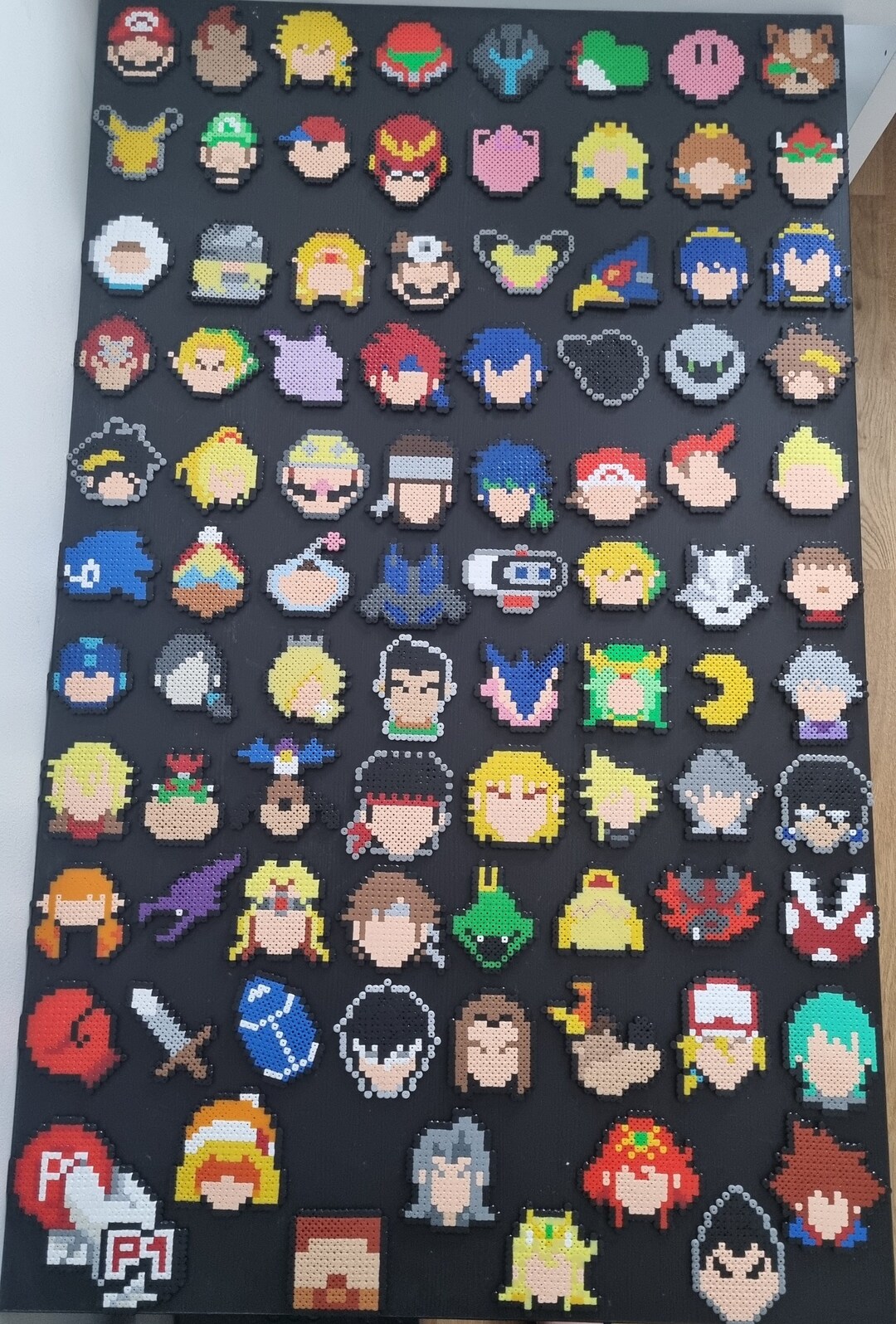 Super Smash Bros Ultimate Character Logo Set Perler Beads Art - Etsy