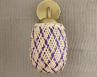 Purple Wall Sconce - Etsy