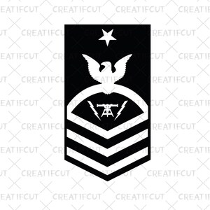 United States NAVY Fire Controlman Ranks and Striker Mark SVG, USN Navy ...