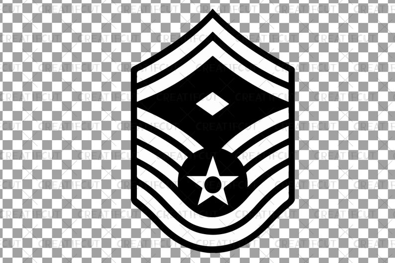US Air Force Enlisted Rank Insignia Vector Collection. United States ...