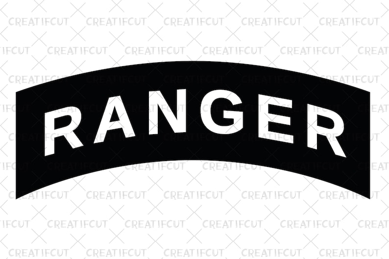 US Army Ranger Tab SVG: Military Badge (cutting Files) - Etsy